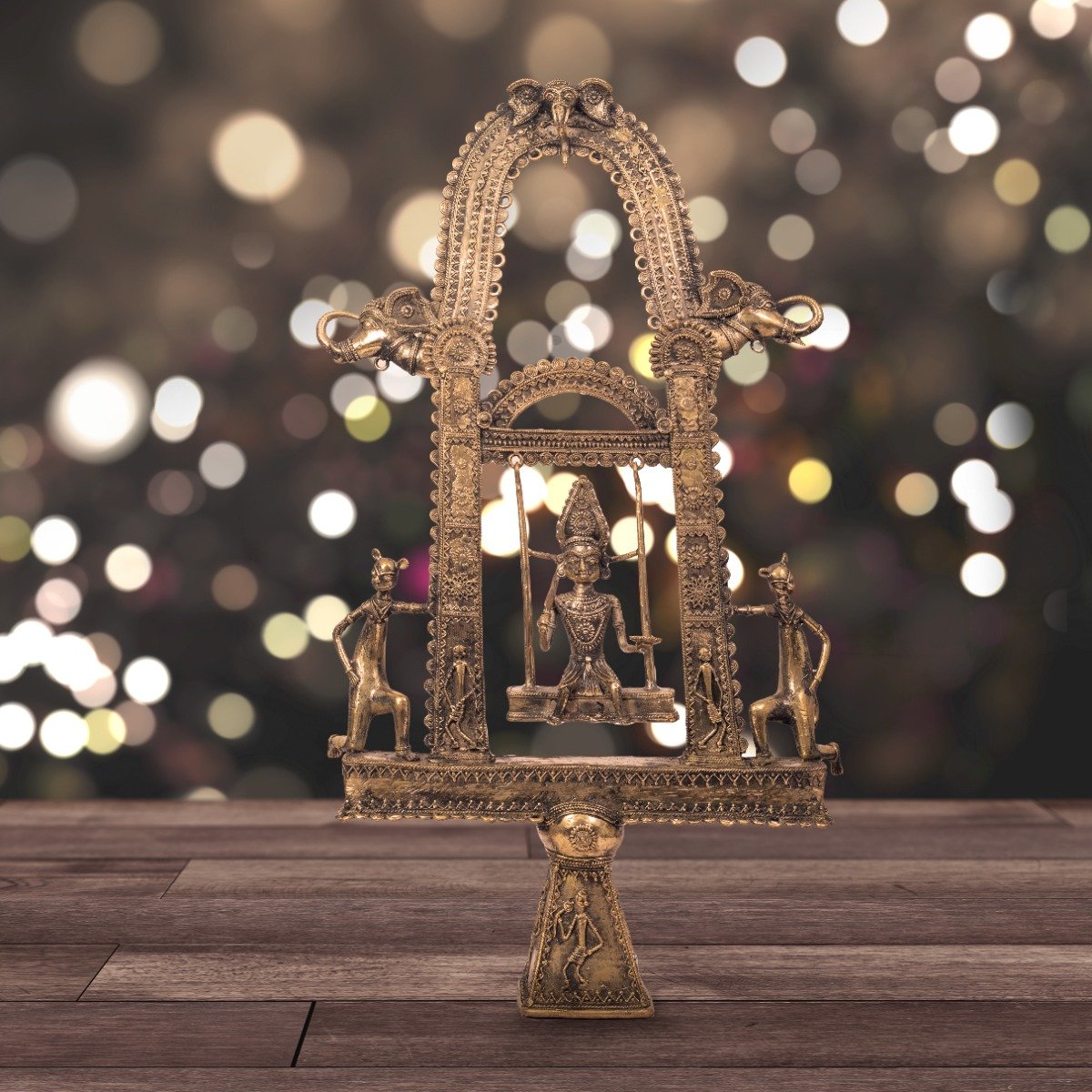 Dhokra Art Mata Jhula - Artline Creation